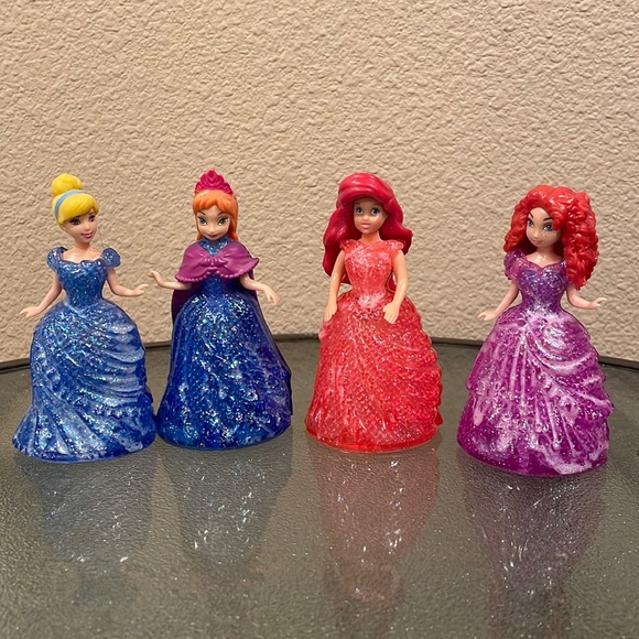 Disney | Toys | Disney Princess Glitter Glider Pollypocket Snap On ...
